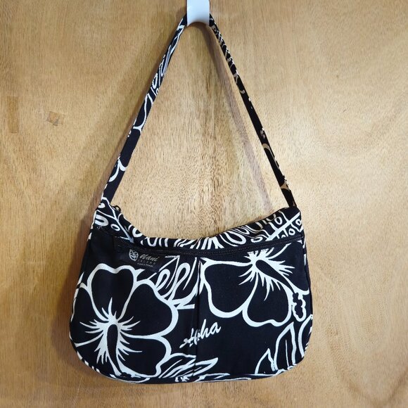 Maui Island | Bags | Maui Island Purse Black White Canvas | Poshmark